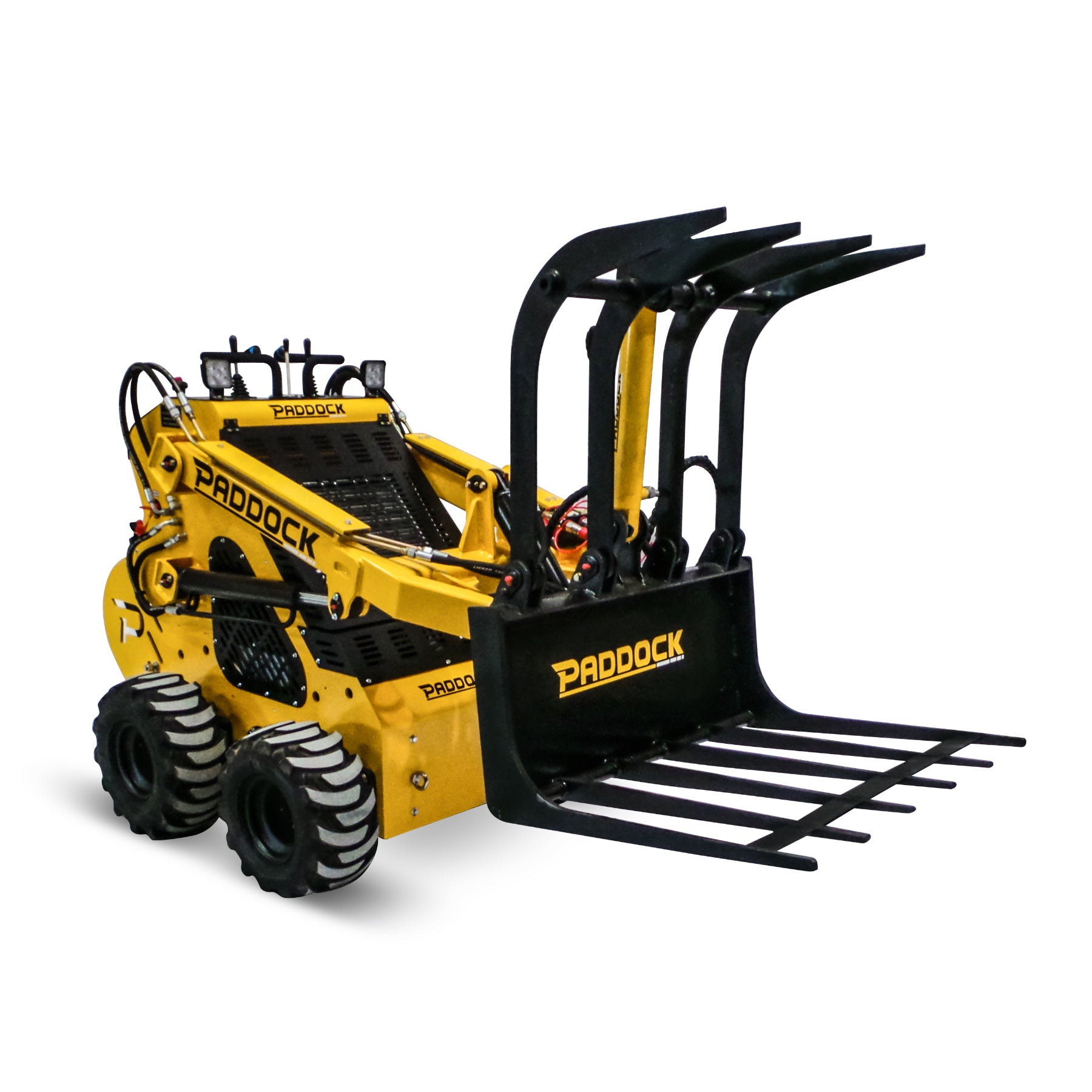 Paddock Mini Loader - Hydraulic Grapple Attachment – Paddock Machinery ...