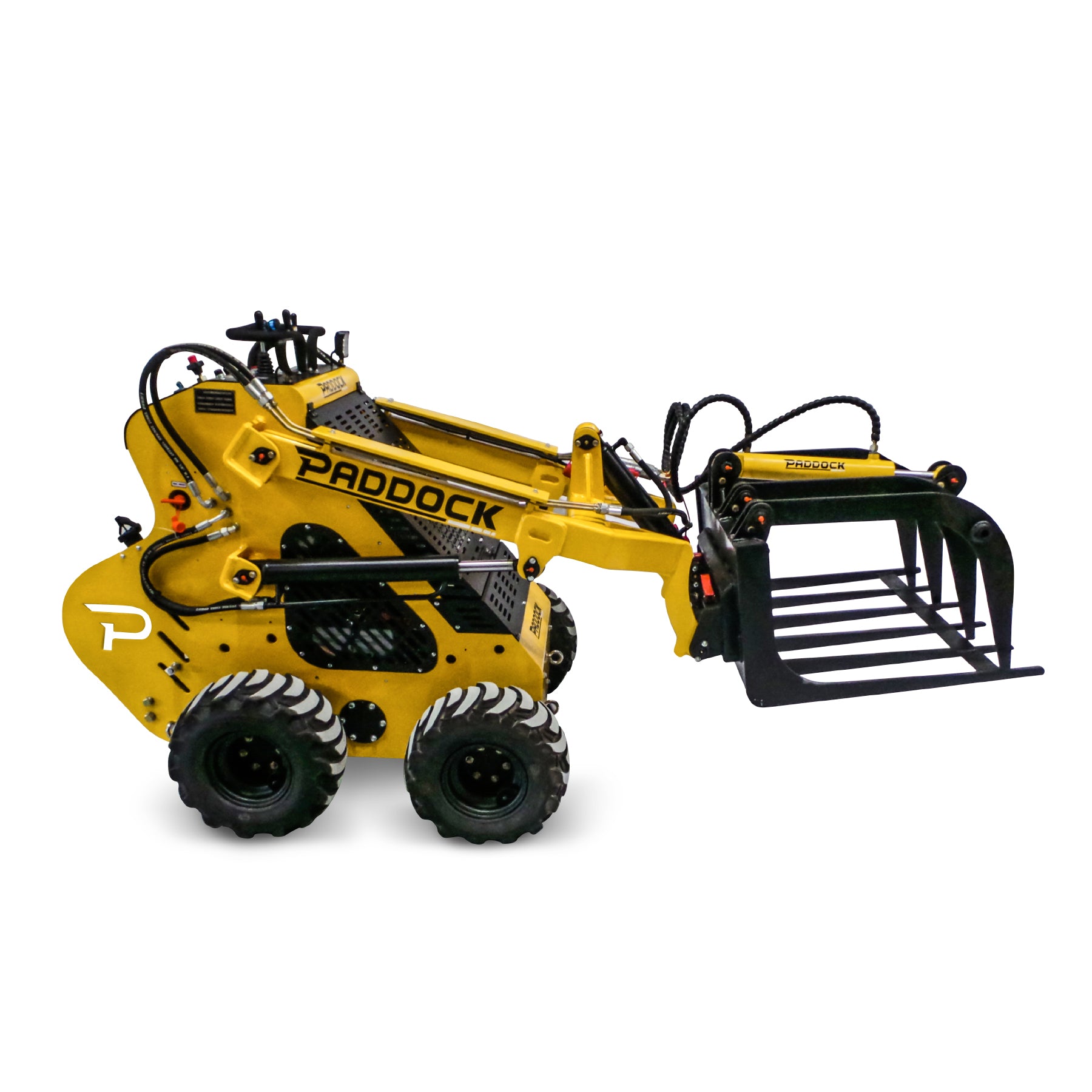 Paddock Mini Loader - Hydraulic Grapple Attachment – Paddock Machinery ...